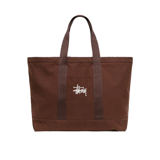 Stüssy: Men's Canvas Extra Large Tote Bag (Brown) | DSMS E-SHOP