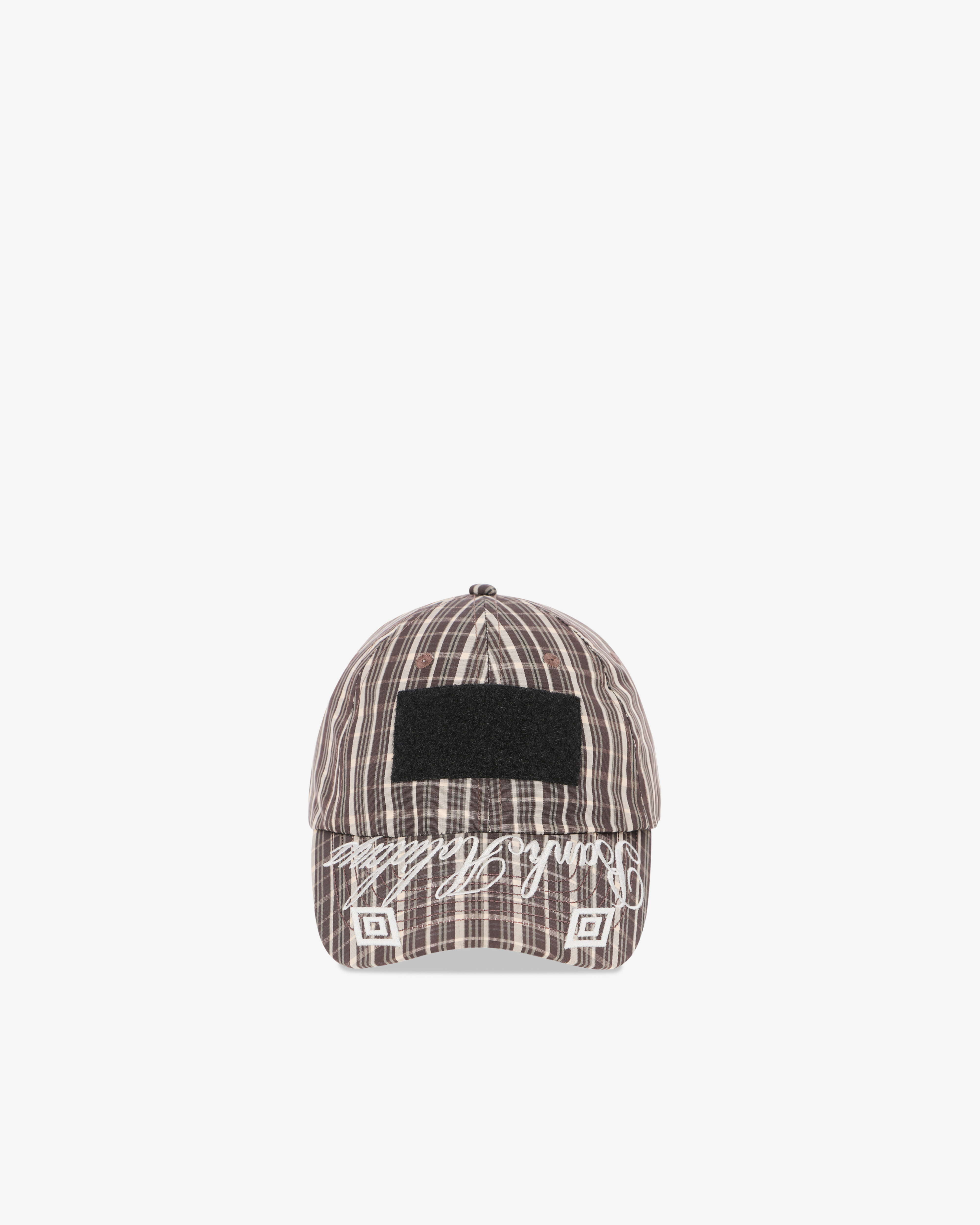 UMBRO: Men's Check Hazard Cap (Brown) | DSMS E-SHOP