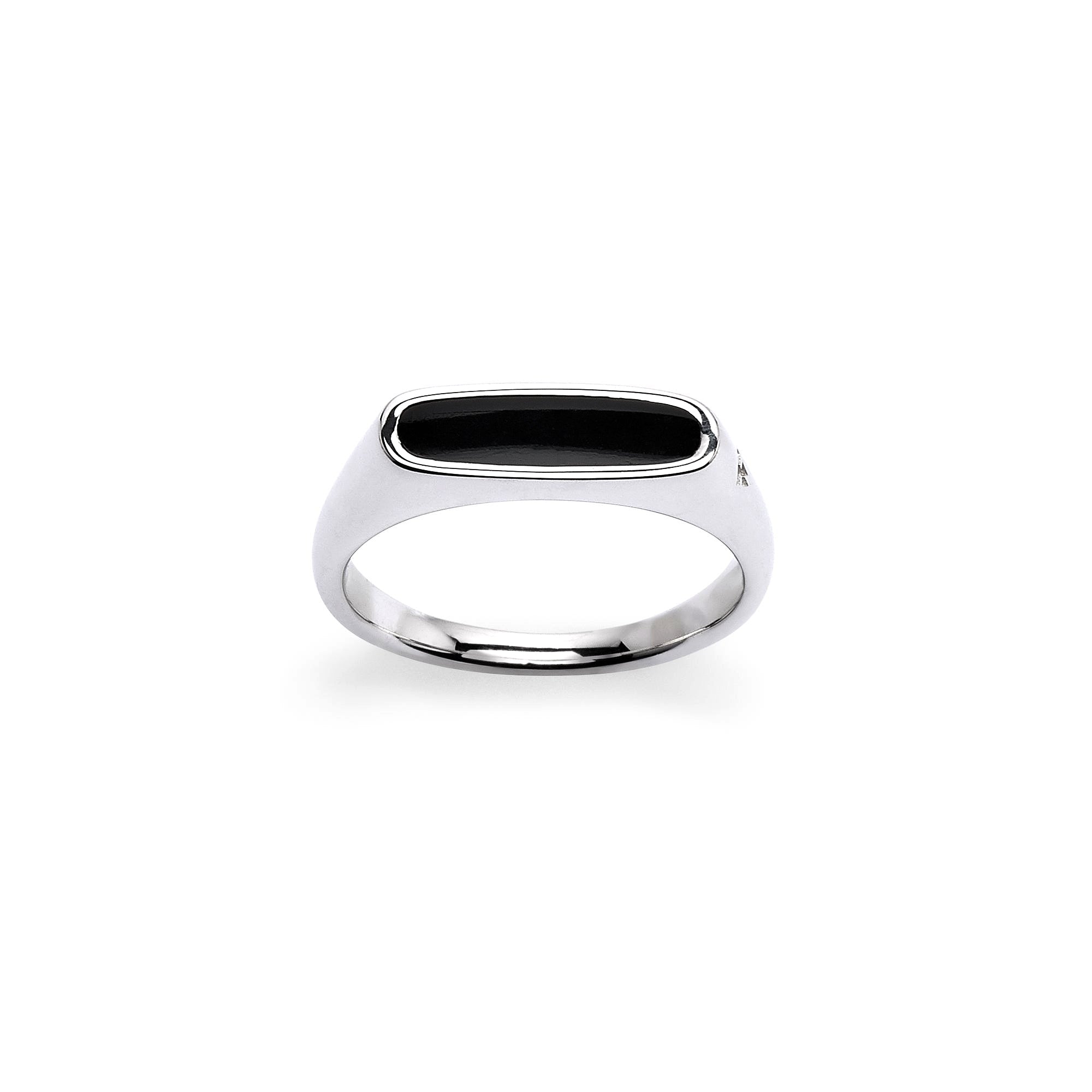 TOM WOOD: Mario Ring Onyx | DSMS E-SHOP
