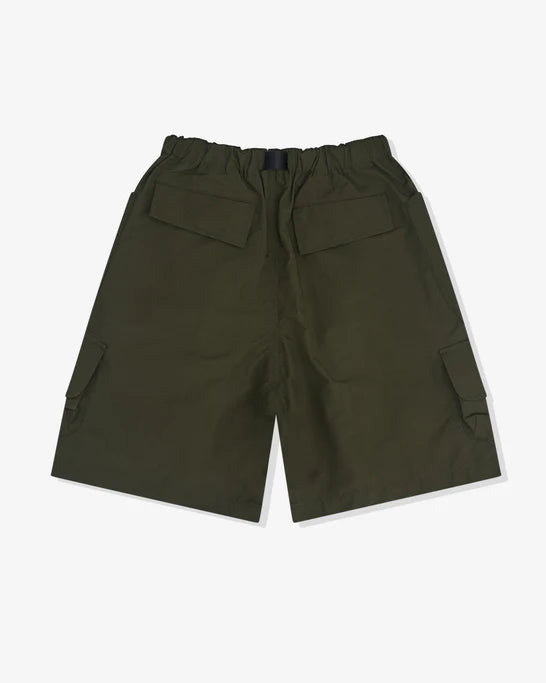 CDG Homme: Men's Nylon Utility Shorts (Khaki) | DSMS E-SHOP