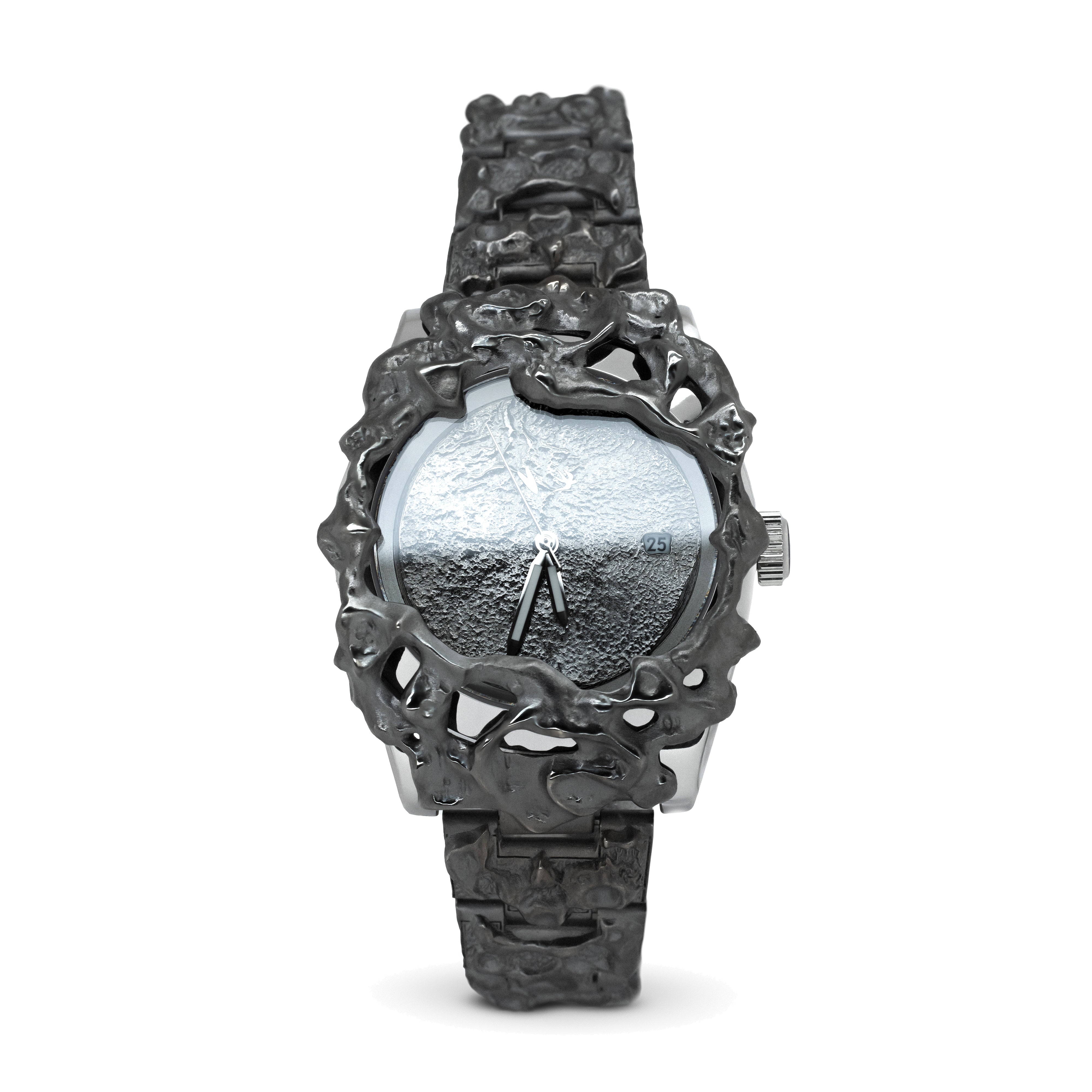 ALABASTER INDUSTRIES: Metor Core in Eroded Palladium (Silver) | DSMS E-SHOP
