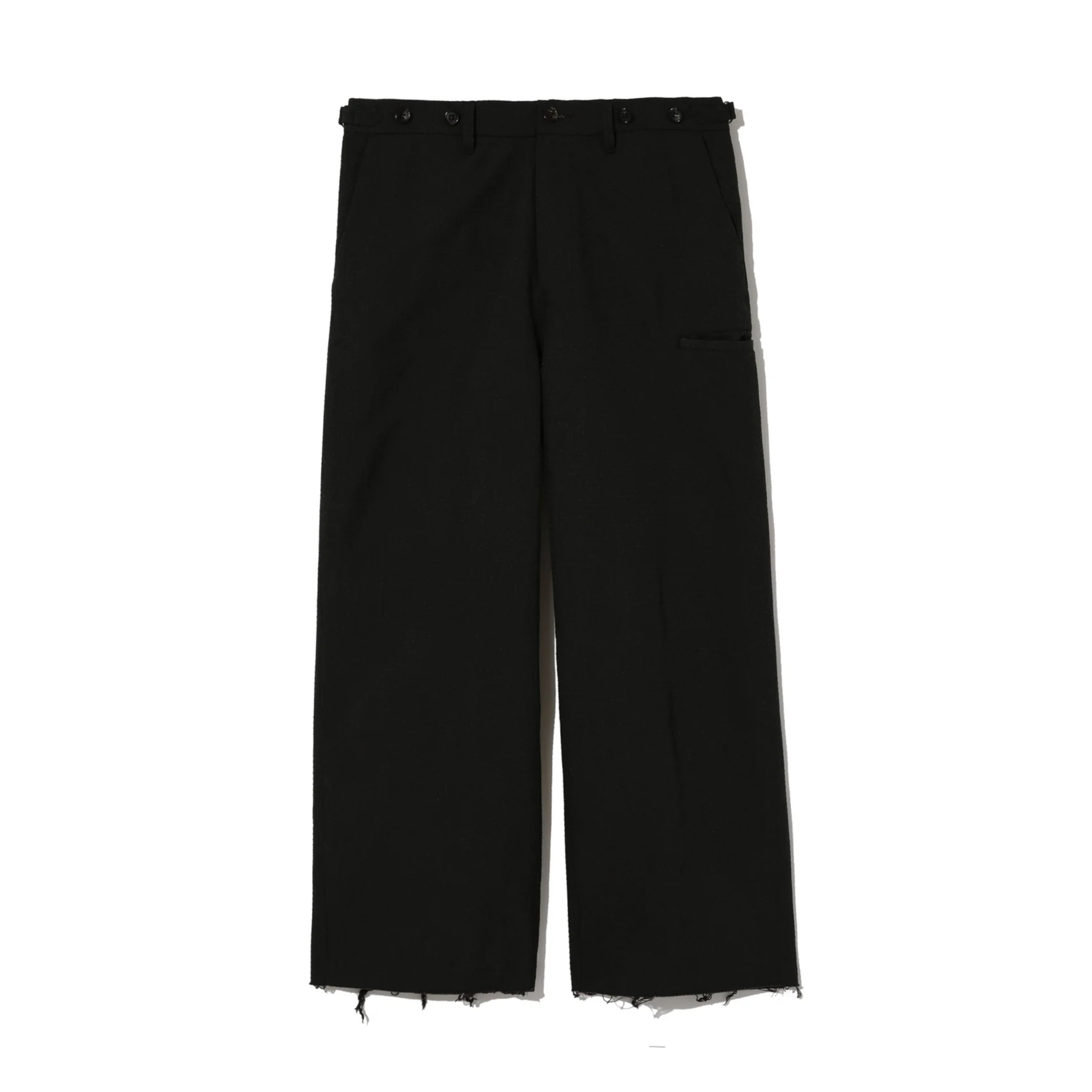 UNDERCOVER: Men's Wide Polyester Pants (Dark Brown) | DSMS E-SHOP