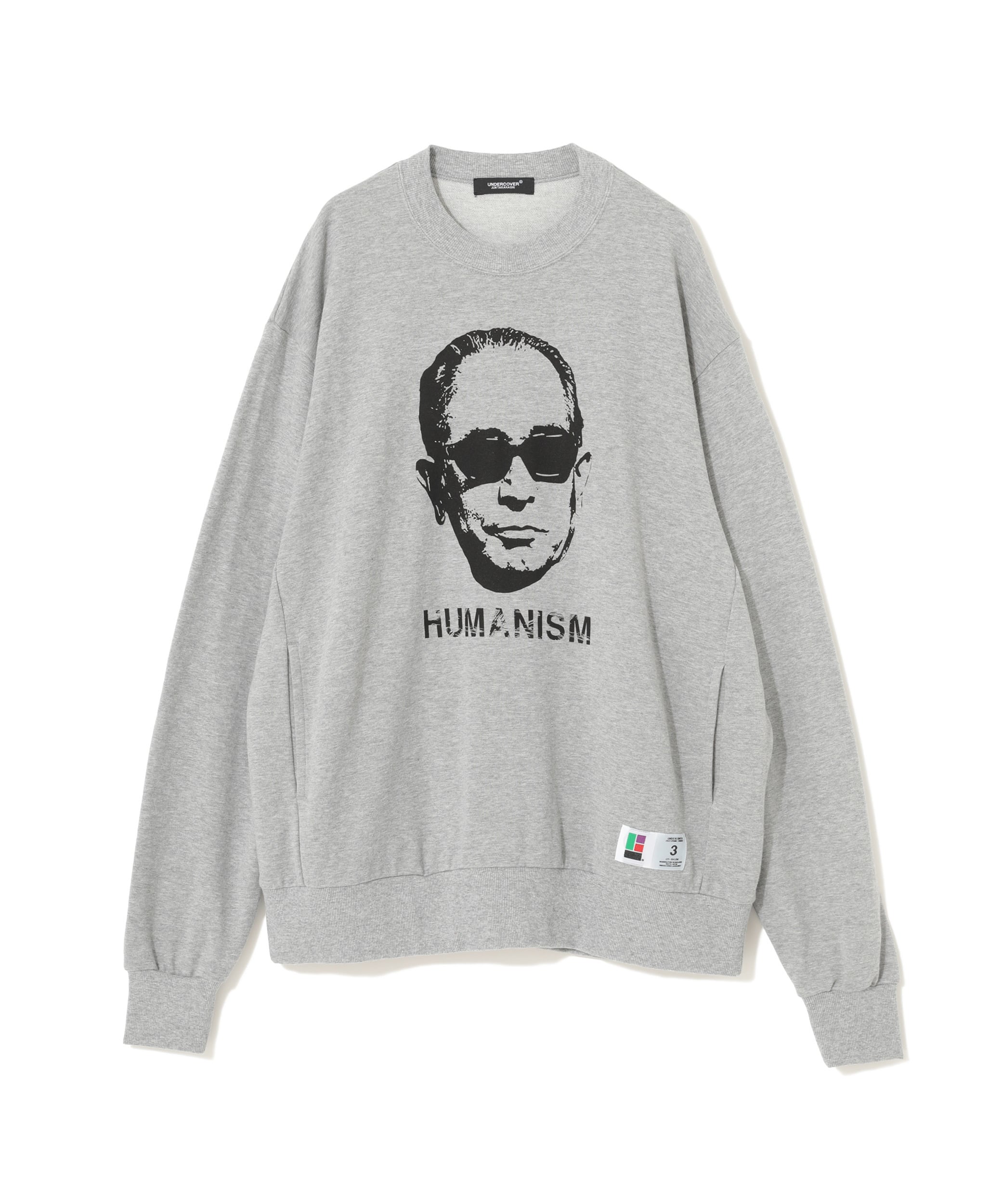 UNDERCOVER: Humanism Sweater Top Gray | DSMS E-SHOP